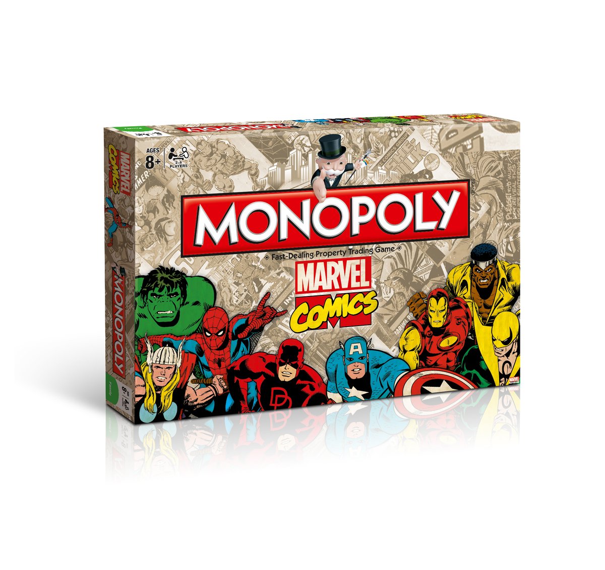 MONOPOLY - Marvel Comics Retro (UK) : ShopForGeek.com: Board game Marvel