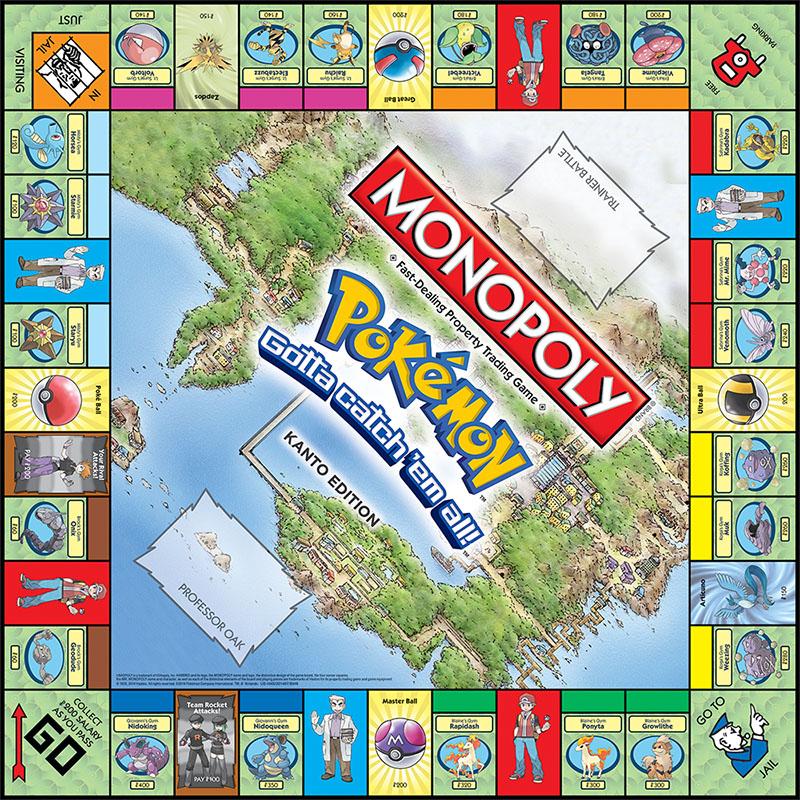 MONOPOLY - Pokemon Edition Kanto (FR) : ShopForGeek.com: Jeu de société ...