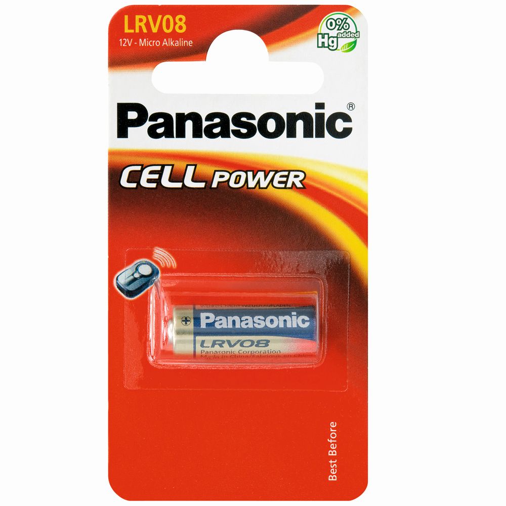PANASONIC - Micro Alkaline - LRV08 X 1 : ShopForGeek.com: Batteries ...