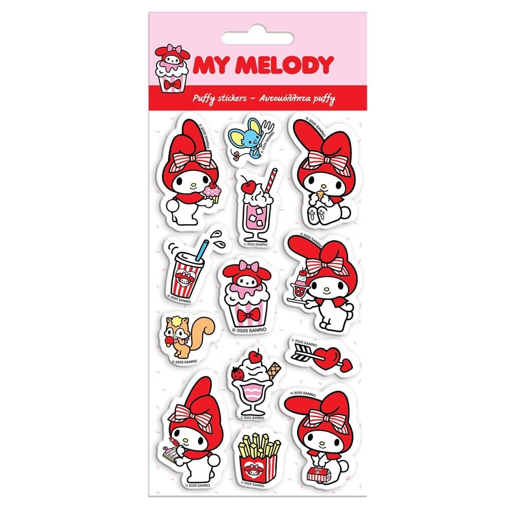 MY MELODY - Stickers Puffy : ShopForGeek.com: Sticker Vamos Hello Kitty
