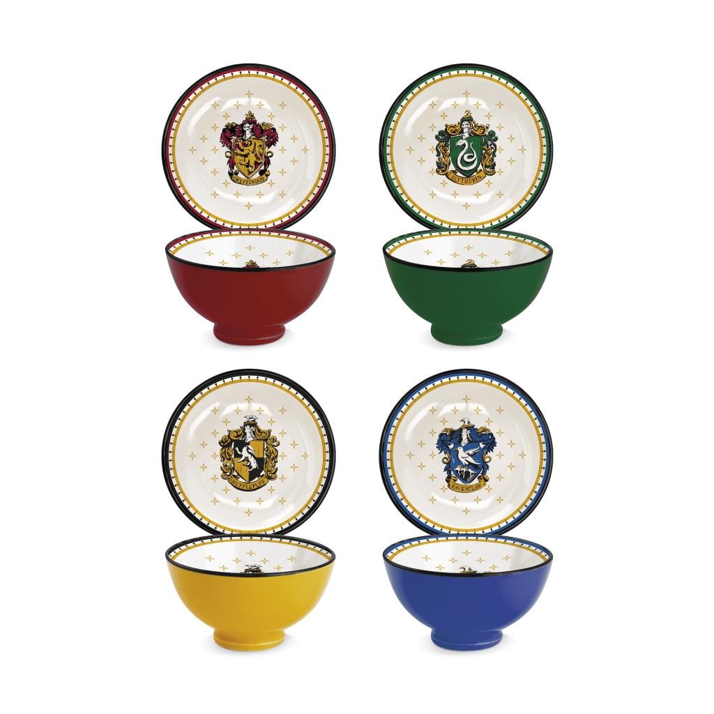 HARRY POTTER - The 4 Houses - Set of 4 Bowls 14oz : ShopForGeek.com ...