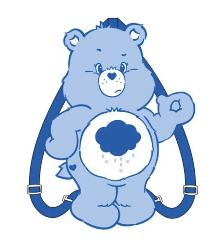 CAREBEAR - Grumpy Bear - Plush Backpack- 30x17x11cm : ShopForGeek.com ...