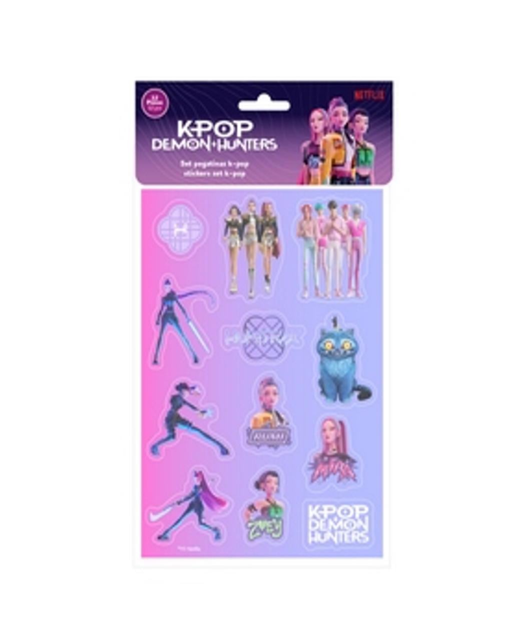 K-POP DEMON HUNTERS - Set de Stickers (12pc) : ShopForGeek.com: Sticker ...