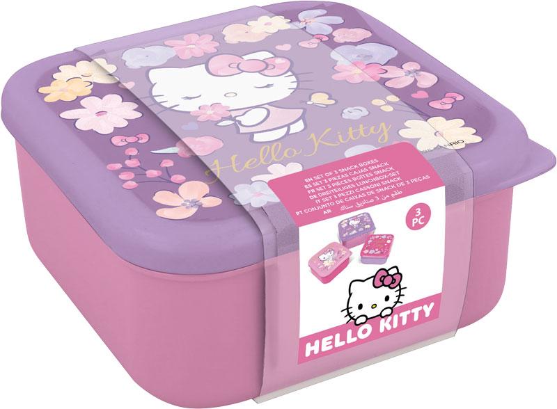 HELLO KITTY - Snack Boxes - 3 pcs : ShopForGeek.com: Pentole Stor Hello ...