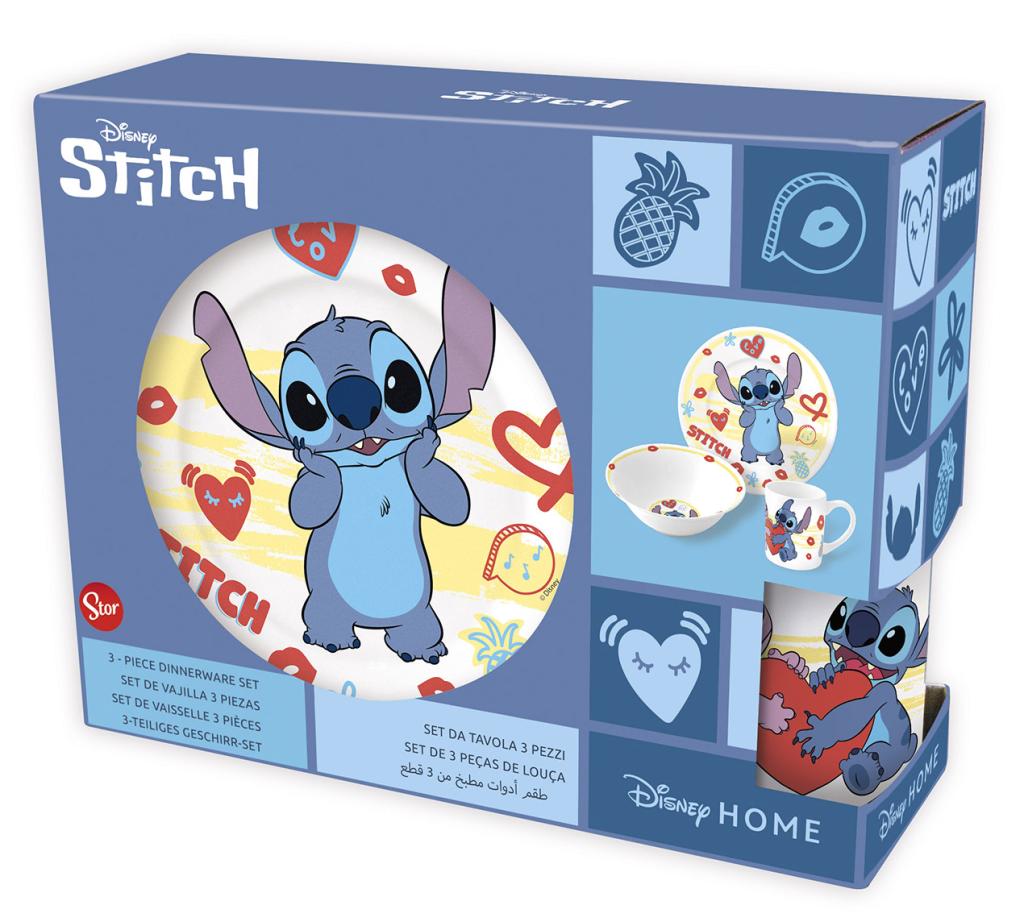 STITCH - Dinner Set - Mug 325ml + Bowl + Plate 3pc : ShopForGeek.com ...