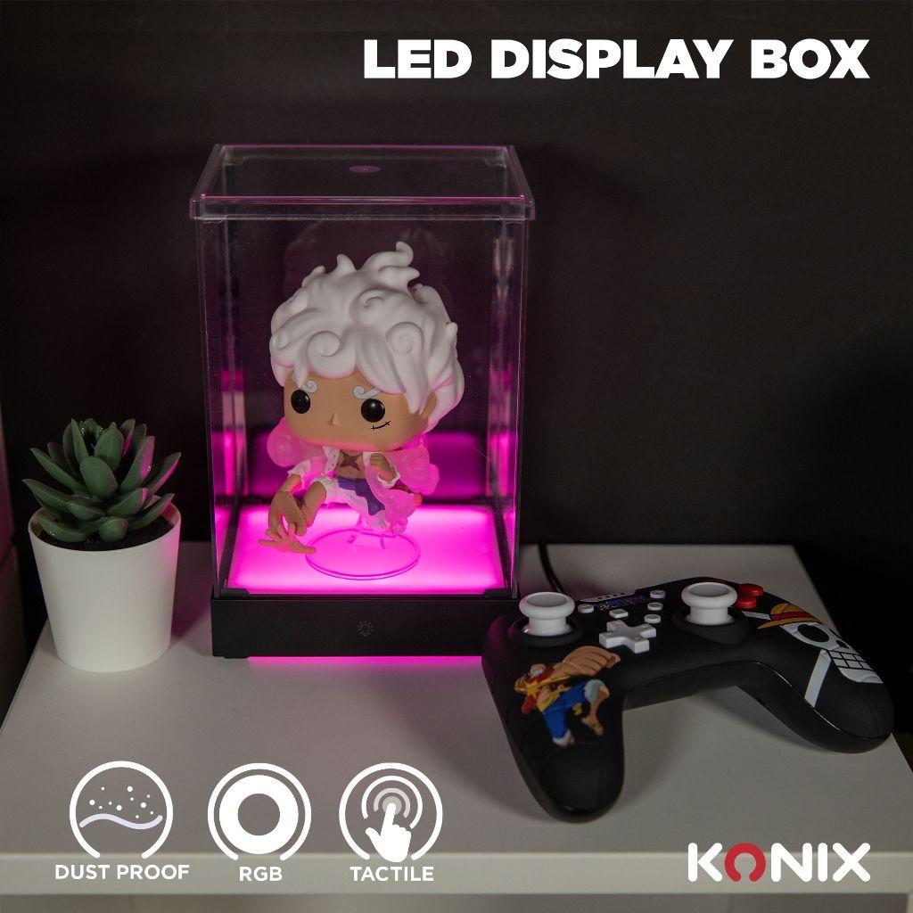 LED DISPLAY BOX - Acrylic Lighting Display Case - 8 Lighting Modes ...