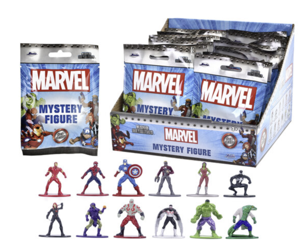 MARVEL - Display of Blind Nano Figures - 12 Assortment - 24pc ...