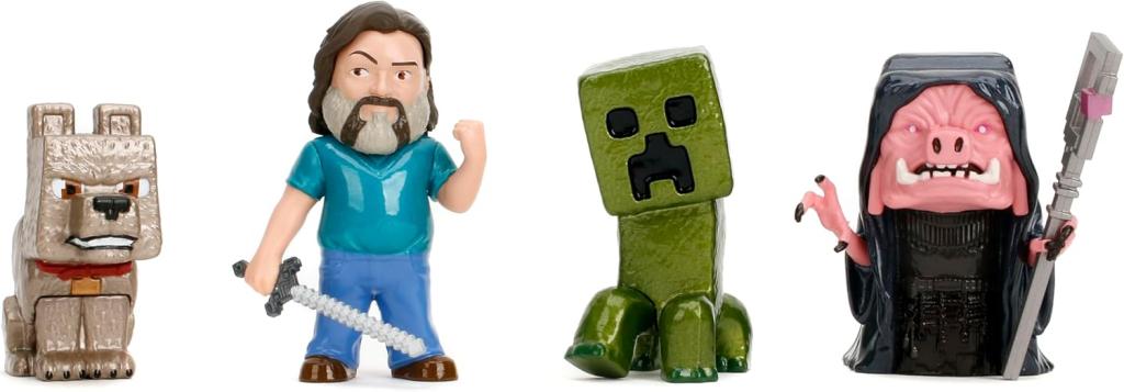 MINECRAFT FILM - Display de Figurines 6cm - 4 Modèles - 12pc - Wave 5 ...