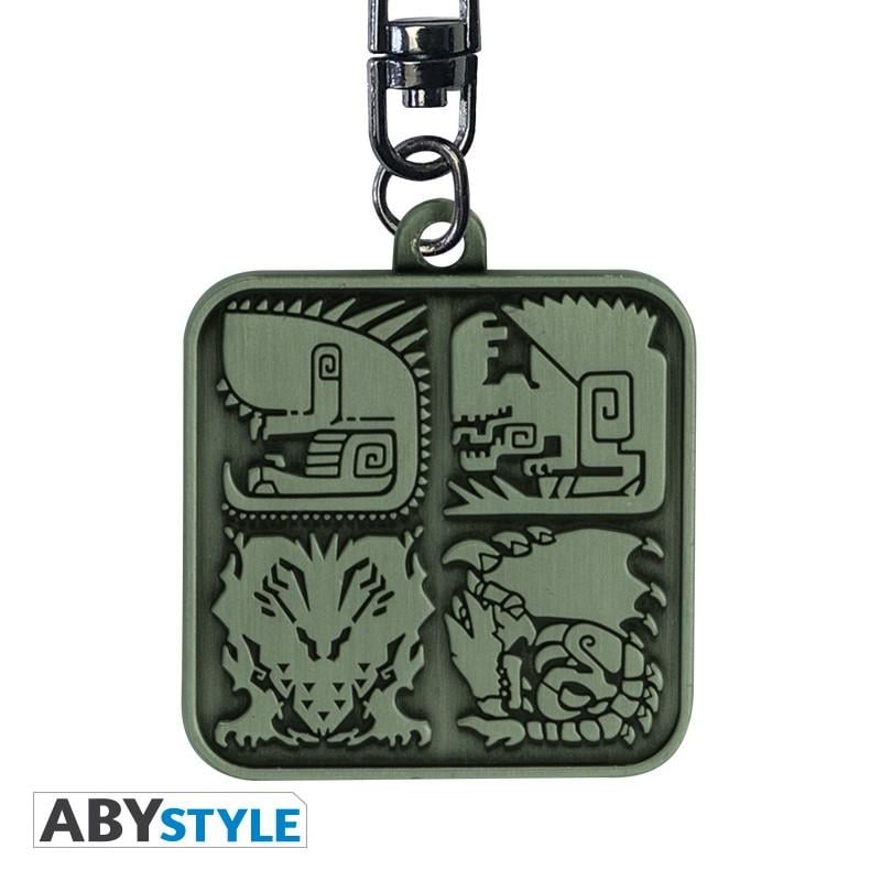 MONSTER HUNTER - Metal Keychain - Symbols : ShopForGeek.com ...