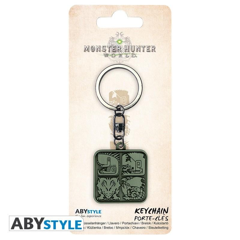 MONSTER HUNTER - Metal Keychain - Symbols : ShopForGeek.com ...