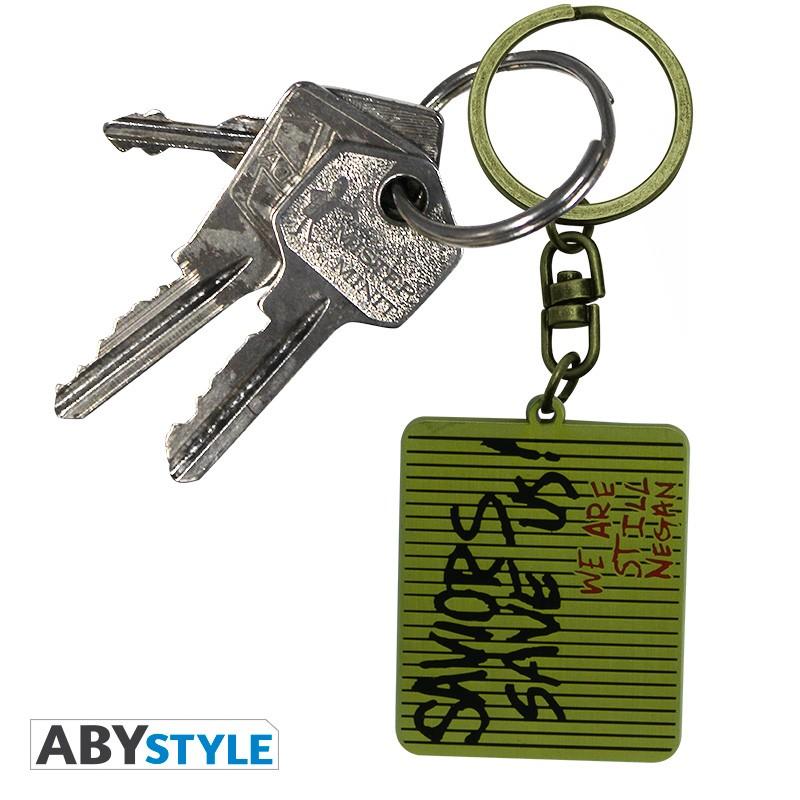 THE WALKING DEAD - Metal Keychain - The Saviors Save Us : ShopForGeek ...