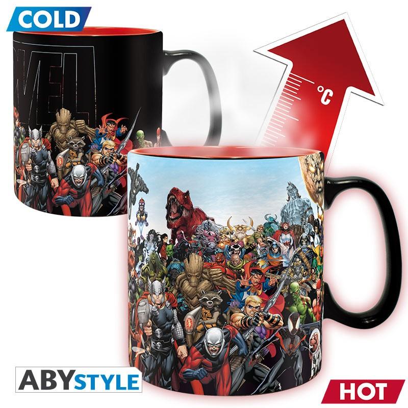 MARVEL - Mug Heat Change 460 ml - Marvel Heroes : ShopForGeek.com: Mok ...