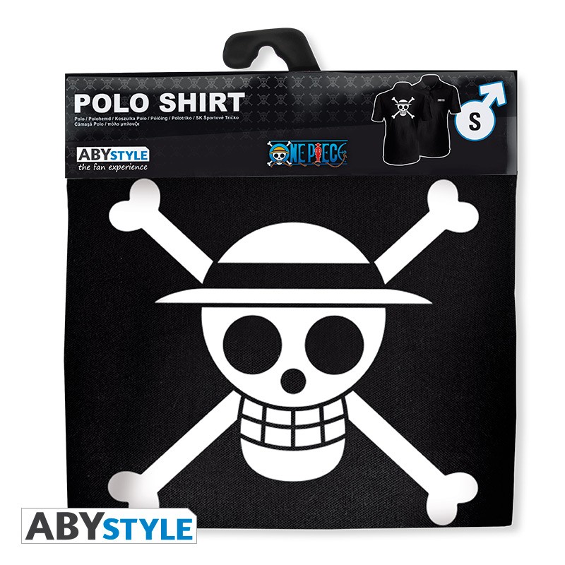 ONE PIECE - Polo - Skull Luffy (M) : ShopForGeek.com: Polo shirt ...