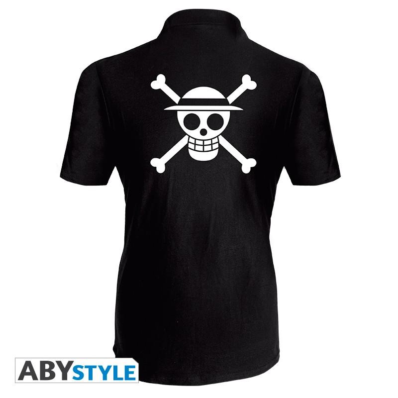 ONE PIECE - Polo - Skull Luffy (M) : ShopForGeek.com: Polo ABYstyle One ...