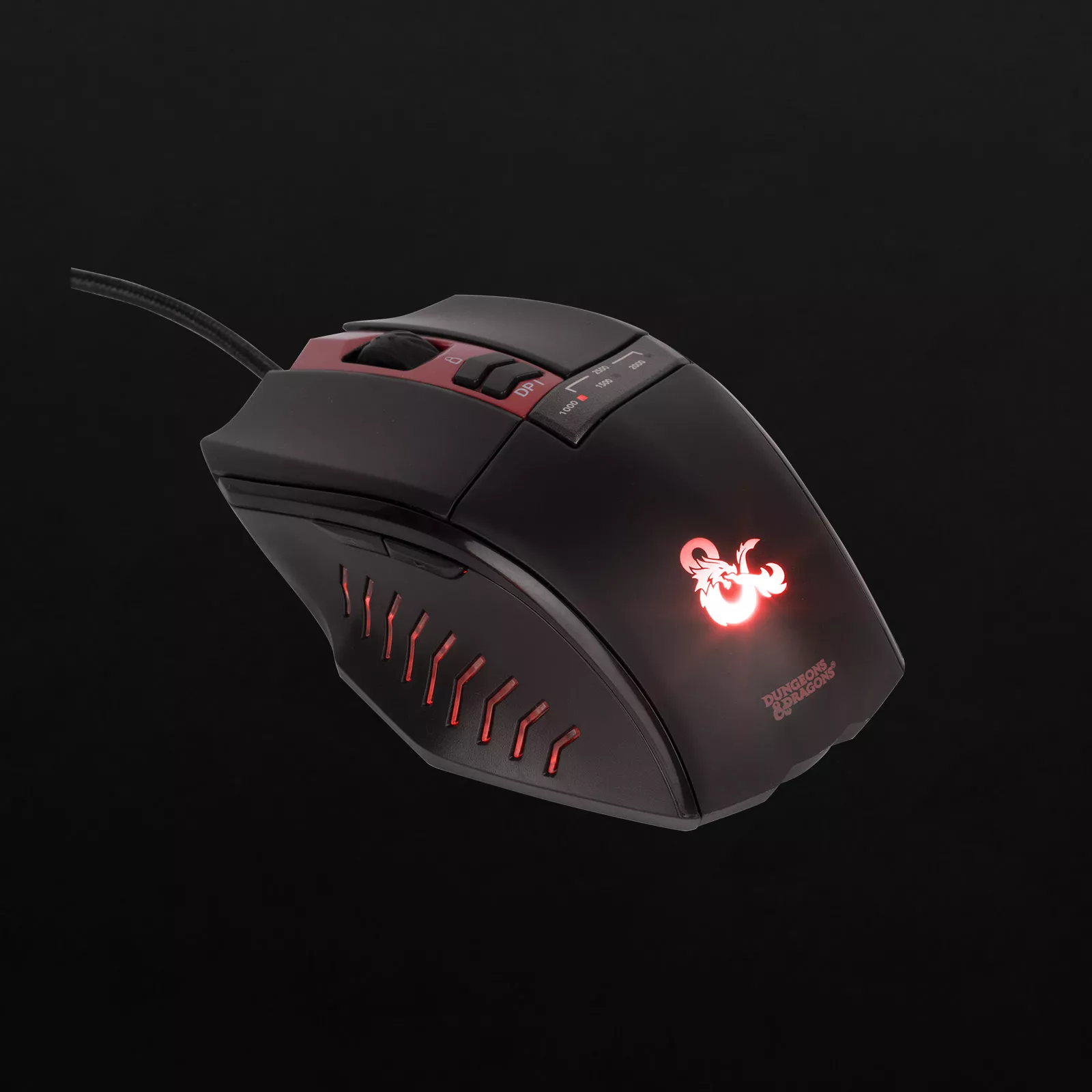 DUNGEONS AND DRAGONS - Gaming Mouse - Black and Red : ShopForGeek.com ...