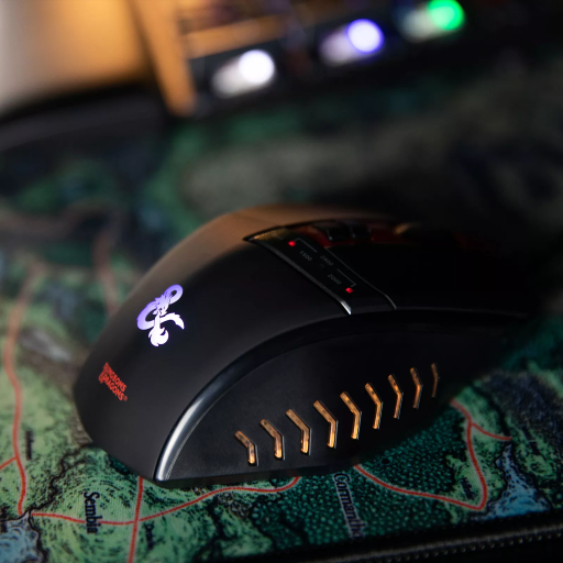 DUNGEONS AND DRAGONS - Gaming Mouse - Black and Red : ShopForGeek.com ...