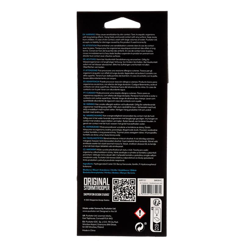 STAR WARS - Stormtrooper - Car Air Freshener - Blueberry : ShopForGeek ...