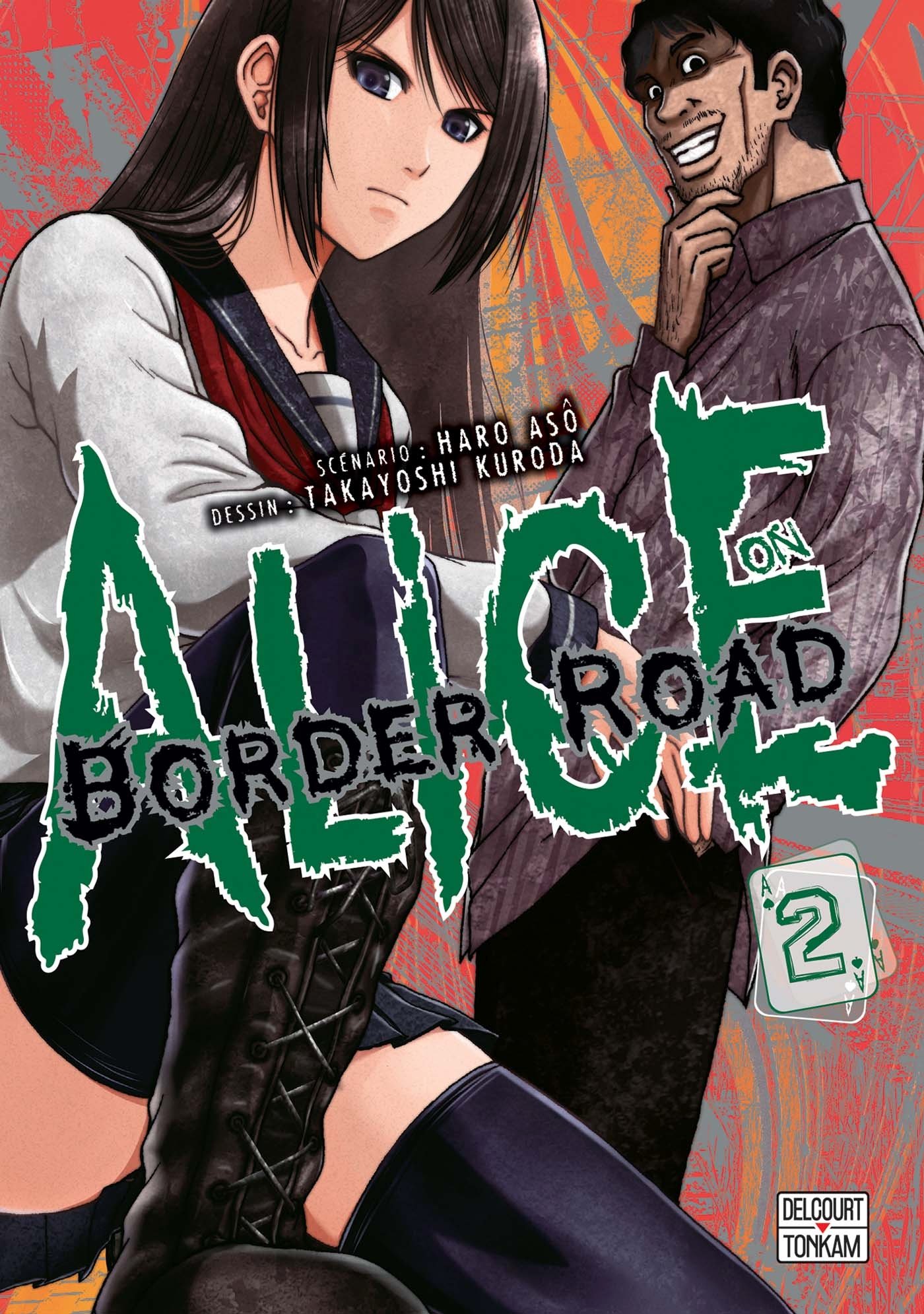 ALICE ON BORDER ROAD - Tome 2 : ShopForGeek.com: Manga Delcourt Alice ...