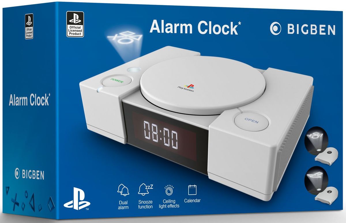 Official Playstation Radio Clock with Projection : ShopForGeek.com ...