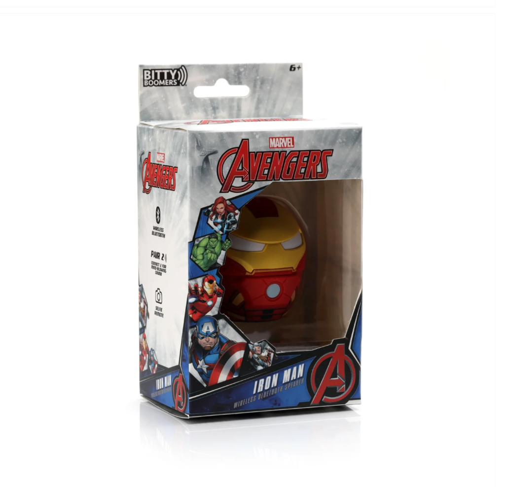 MARVEL - Iron Man - Mini Bluetooth Speaker - Bitty Boomers ...