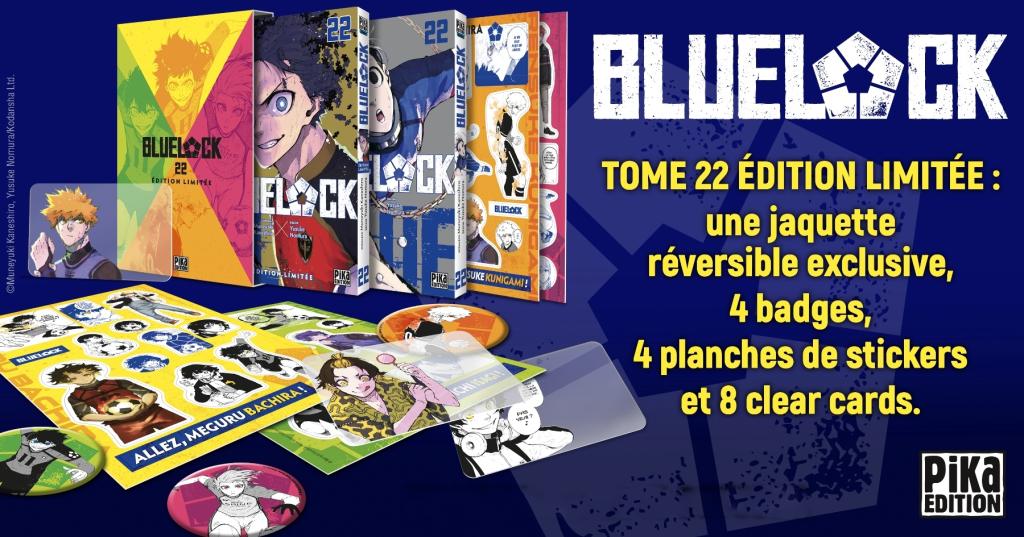 BLUE LOCK - Tome 22 - EDITION LIMITEE : ShopForGeek.com: Manga Pika ...
