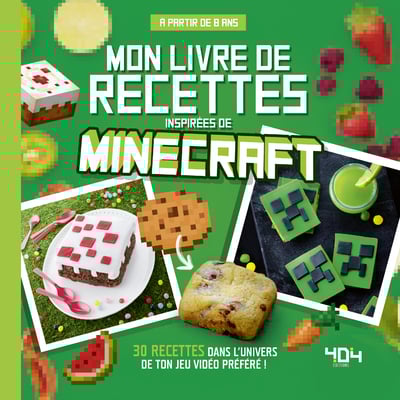 MON LIVRE DE RECETTES INSPIREES DE MINECRAFT : ShopForGeek.com: Livre ...