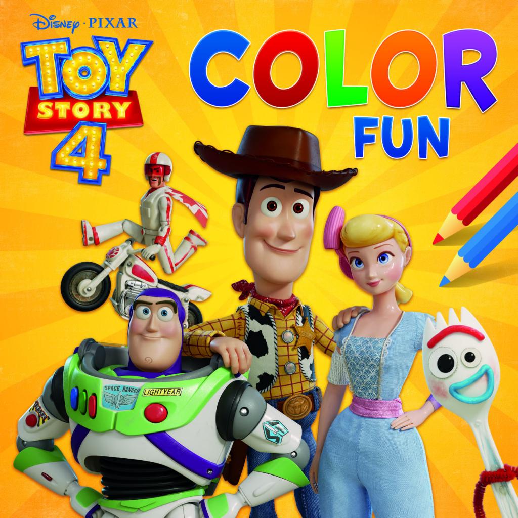 Disney - Color Fun Toy Story 4 : ShopForGeek.com: Literature books DISNEY