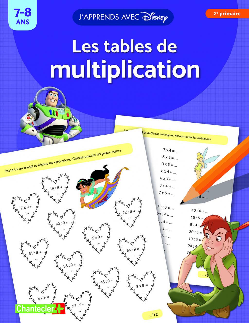 J'apprends avec Disney - Les tables de multiplication - (7-8 ans ...