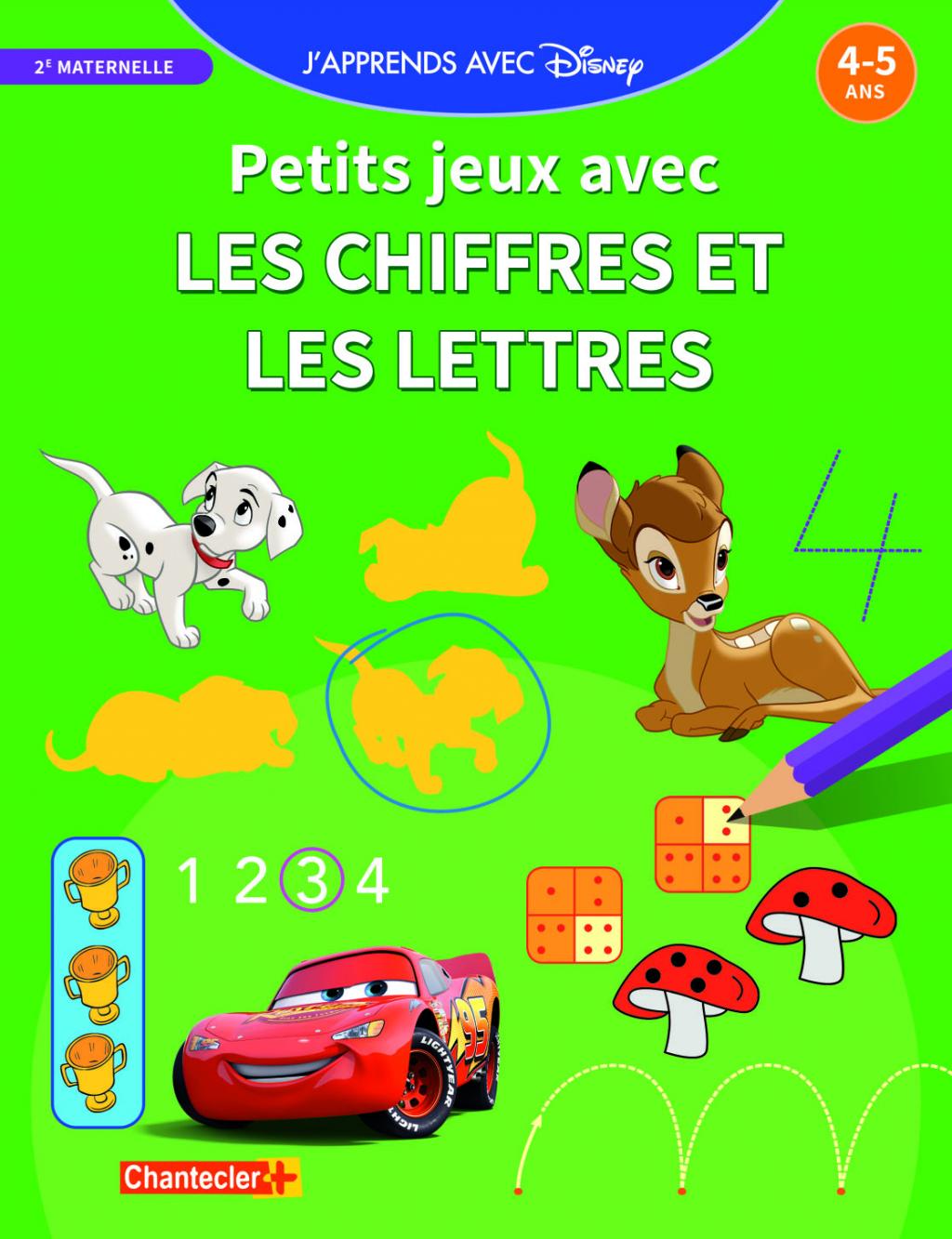 J'apprends avec Disney - Petits jeux - Chiffres et lettres - (4-5 ans ...