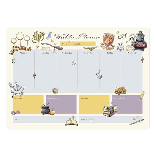 HARRY POTTER - Weekly Planner - A3 Bloc Note : ShopForGeek.com ...