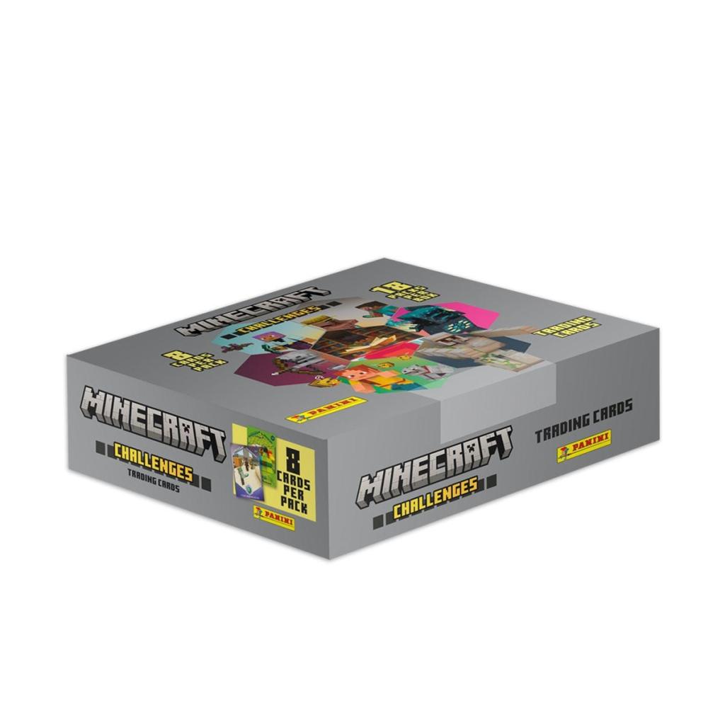MINECRAFT - Panini Display 18 Pochette 8 Trading cards : ShopForGeek ...