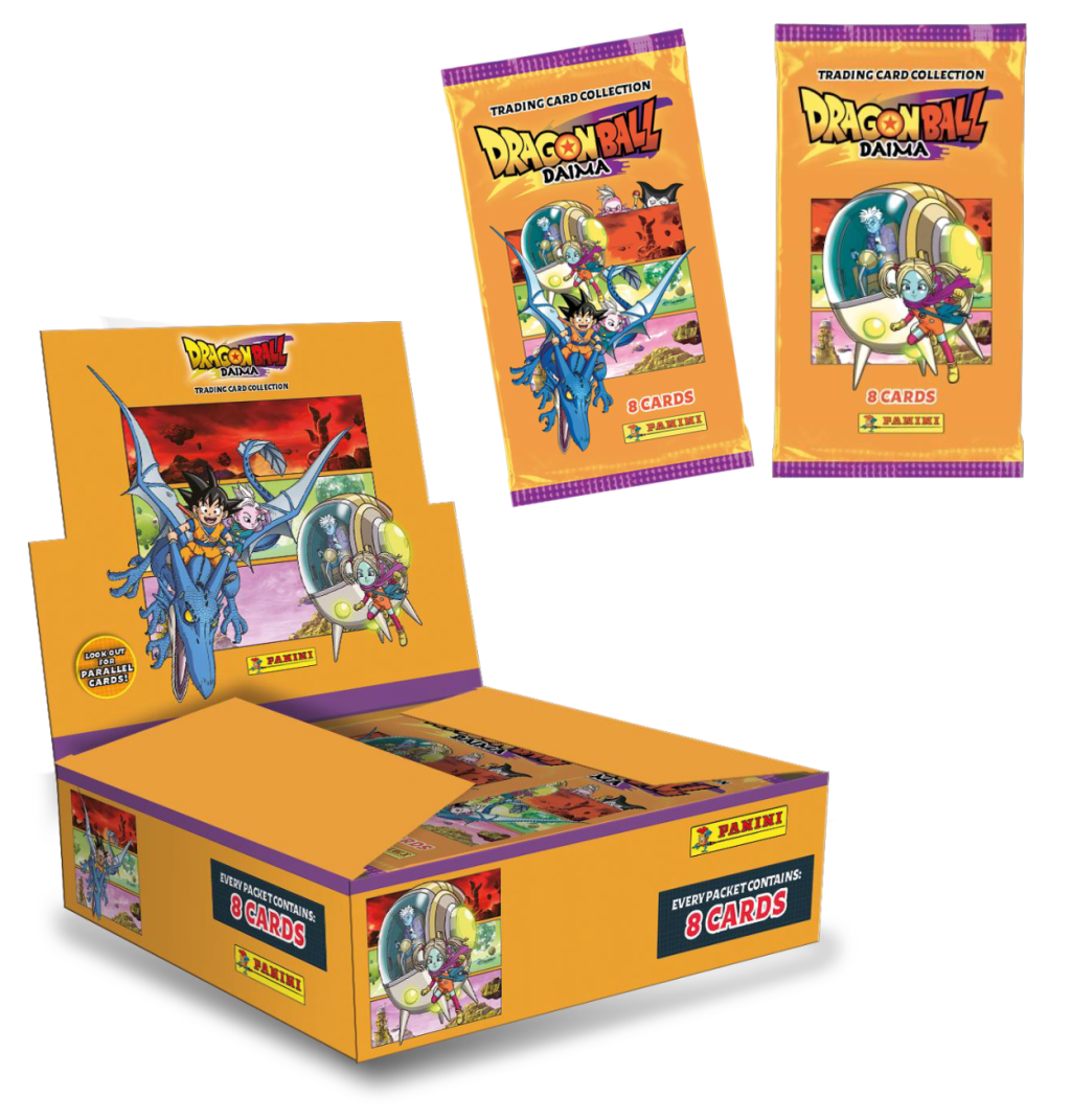 DRAGON BALL DAIMA - Panini Display 18 Pochette 8 Trading cards ...