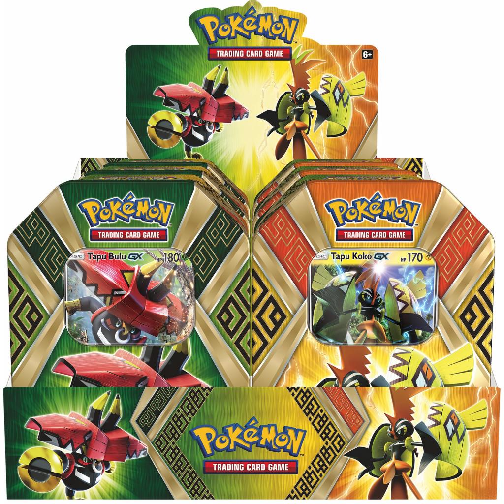 POKEMON JCC - Tin Box - GX Summer 2017 (UK) DISPLAY 6 Unit ...