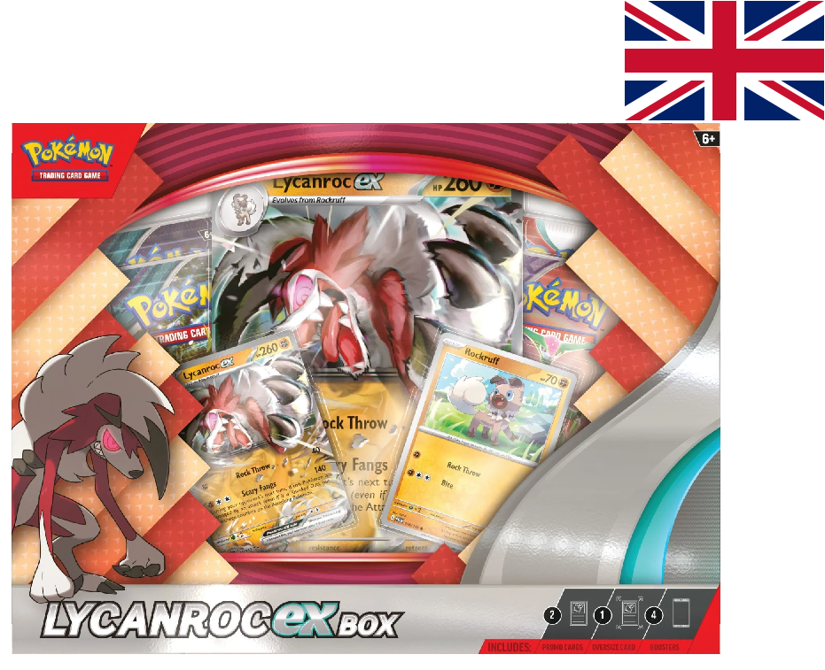 POKEMON - Ex Box Lycanroc 2024/08 - EN : ShopForGeek.com: Juego de ...