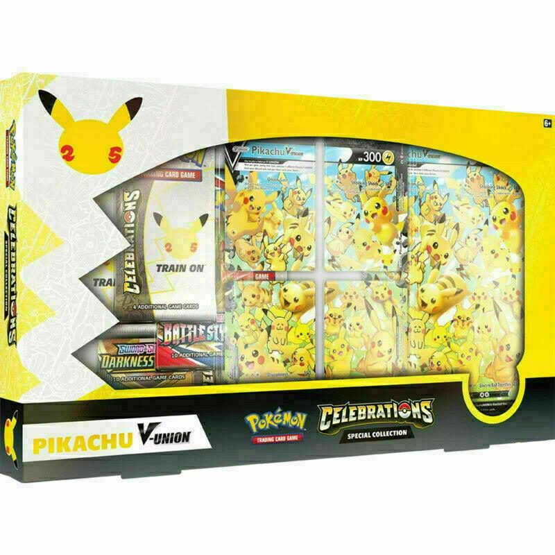 POKEMON - Box PIKACHU V-Union Collection Celebrations 25Th - UK ...