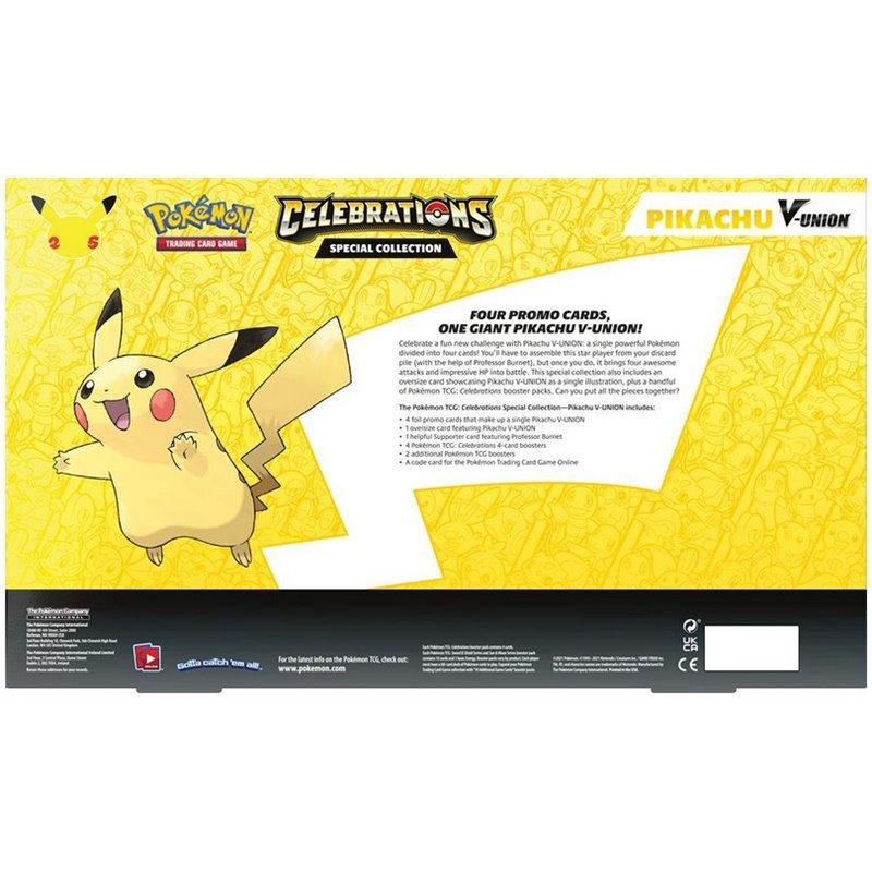 POKEMON - Box PIKACHU V-Union Collection Celebrations 25Th - UK ...