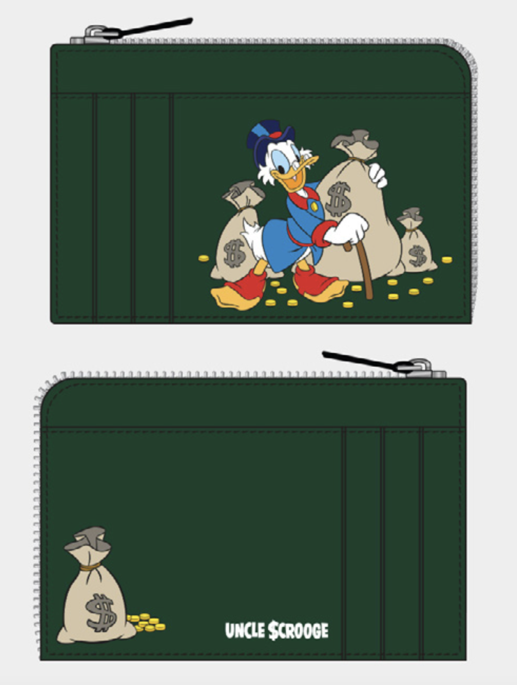 DISNEY - Uncle Scrooge - Green Card Holder : ShopForGeek.com: Wallet ...