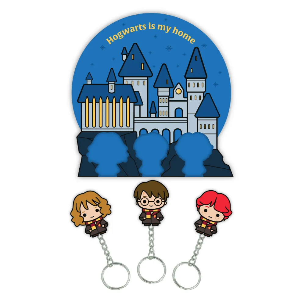 HARRY POTTER - Wall Key Holder with 3 Keyrings : ShopForGeek.com: HOME ...