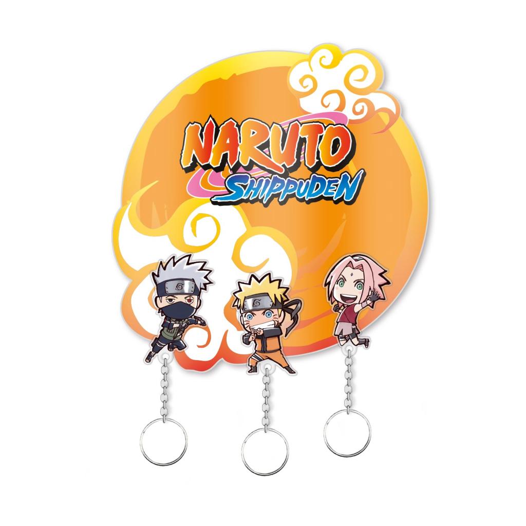 NARUTO - Wall Key Holder with 3 Keyrings : ShopForGeek.com: Grupo Erik ...