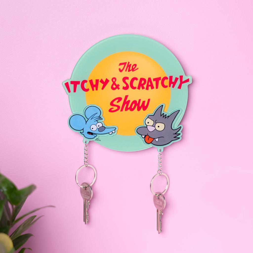 THE SIMPSONS - Wall Key Holder with 2 Keyrings : ShopForGeek.com: HOME ...