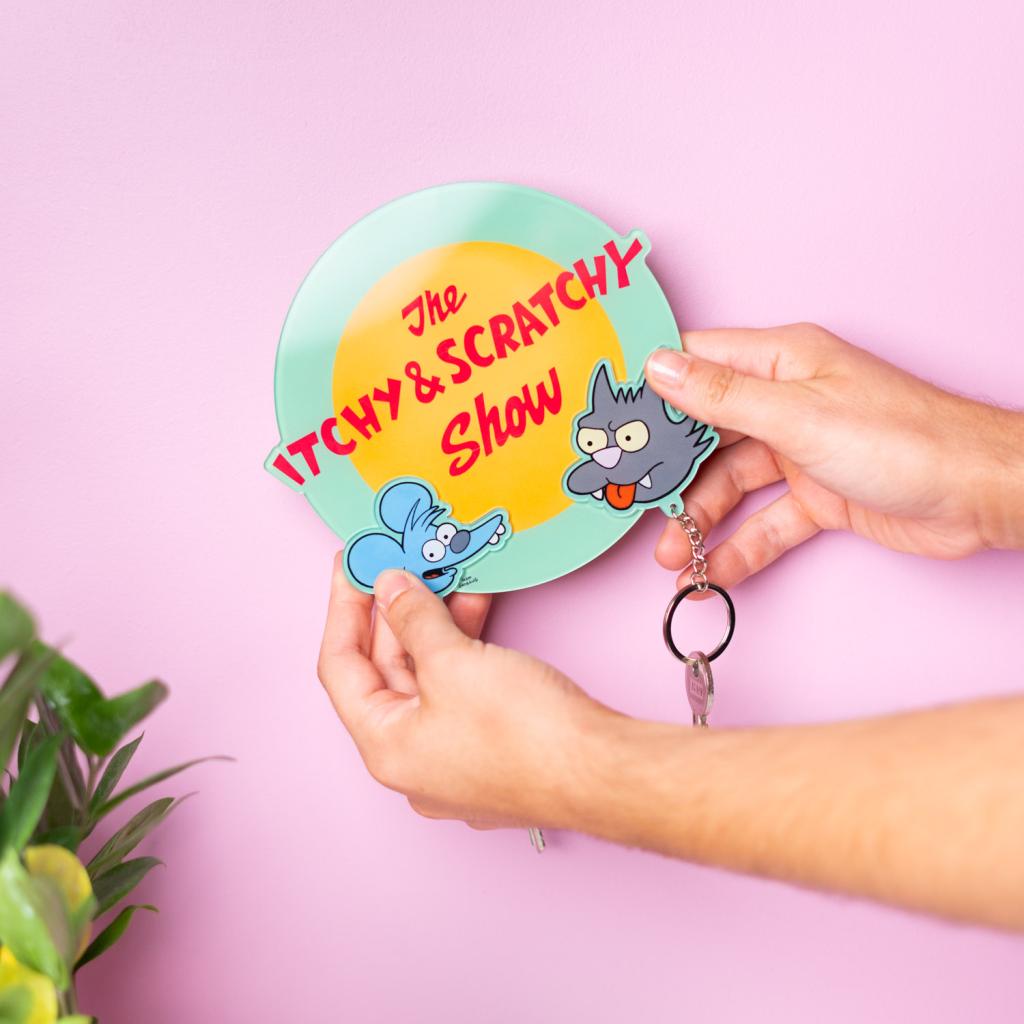 THE SIMPSONS - Wall Key Holder with 2 Keyrings : ShopForGeek.com: HOME ...