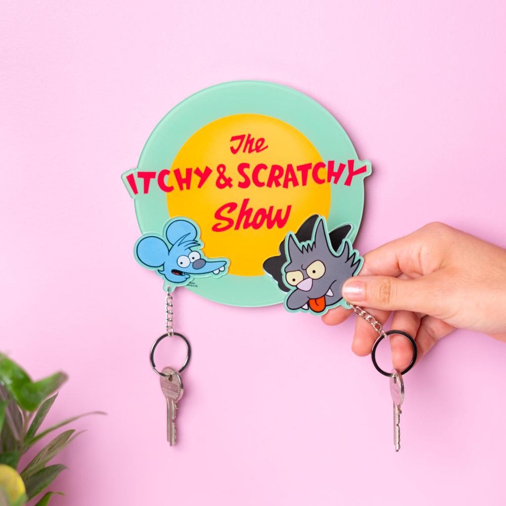 THE SIMPSONS - Wall Key Holder with 2 Keyrings : ShopForGeek.com: HOME ...