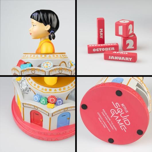 SQUID GAME - Doll - Resin 3D Perpetual Calendar : ShopForGeek.com ...