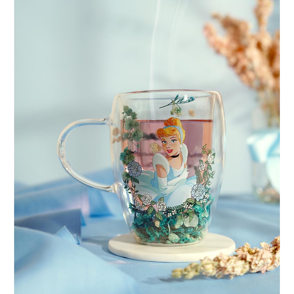 DISNEY PRINCESS - Cinderella - Glass with Dried Flowers : ShopForGeek ...