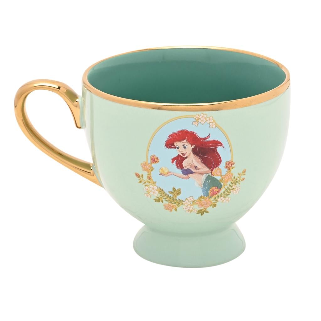 DISNEY PRINCESS - Ariel - Tea Cup + Saucer 7oz : ShopForGeek.com: Taza ...