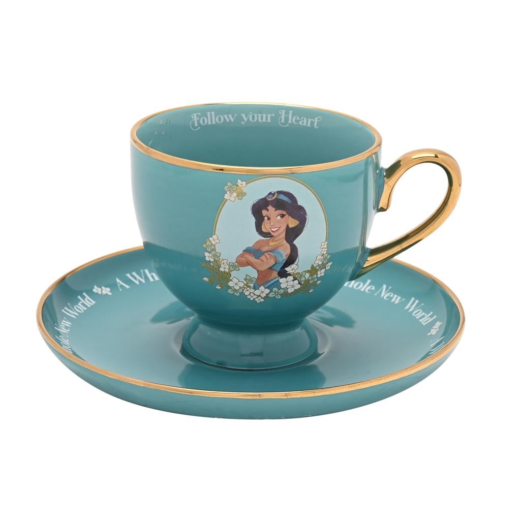 DISNEY PRINCESS - Jasmine - Tea Cup + Saucer 7oz : ShopForGeek.com: Mug ...
