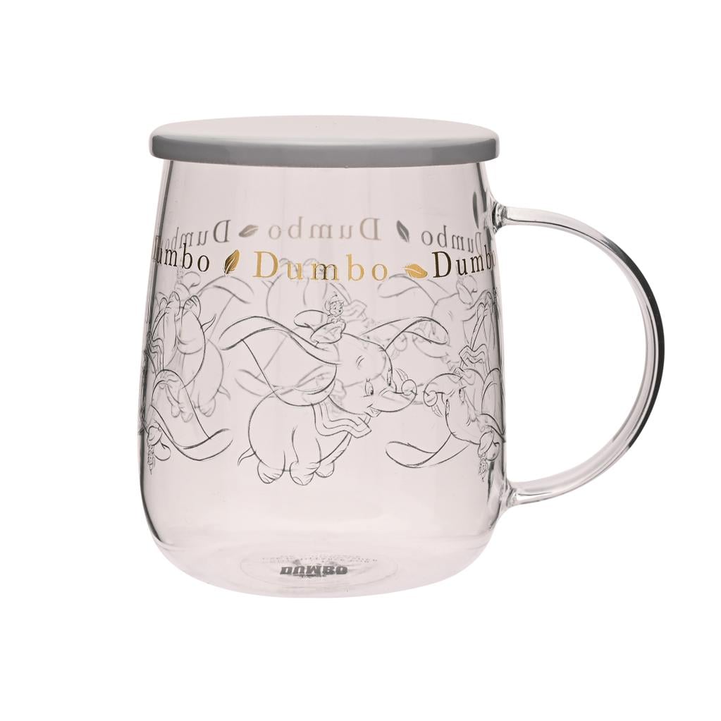 DISNEY - Dumbo - Glass Mug with Lid 18oz : ShopForGeek.com: Glass ...