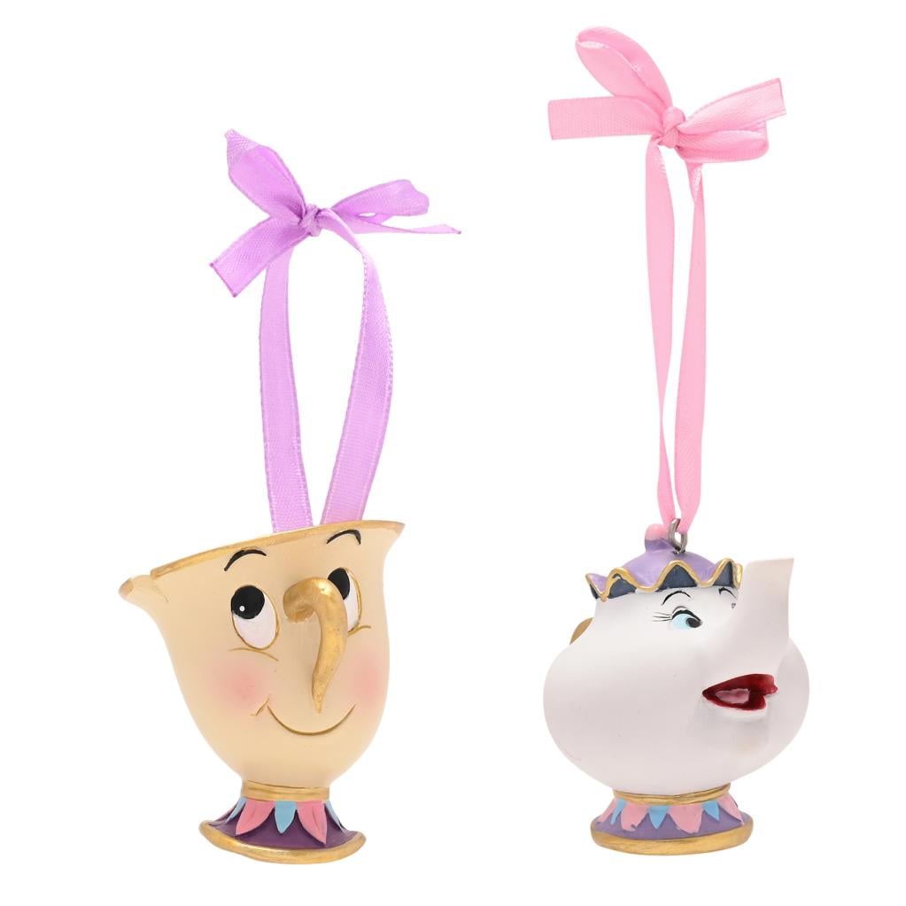 DISNEY - Chip & Mrs Potts - Set of 2 Hanging Decoration : ShopForGeek ...