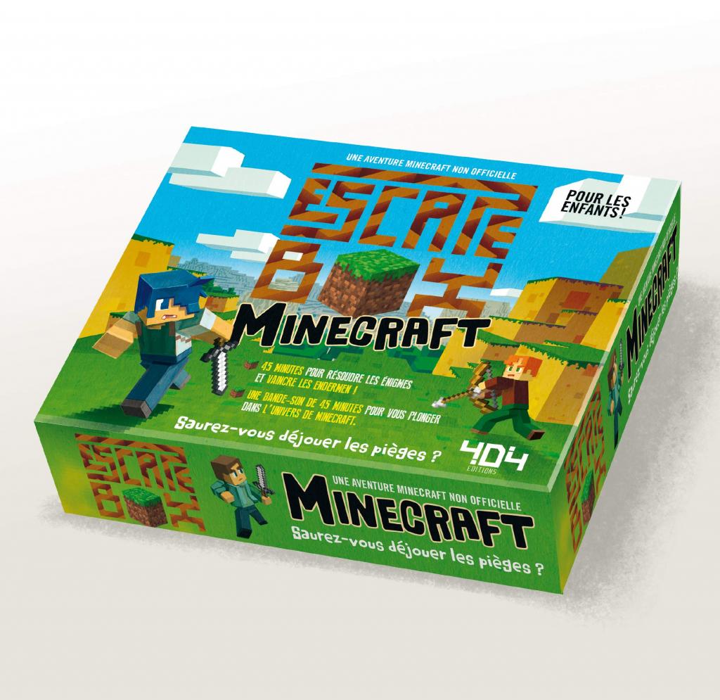 MINECRAFT - Escape box : ShopForGeek.com: Juego de mesa Minecraft