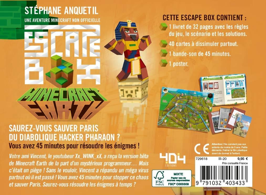 MINECRAFT - Escape box Earth : ShopForGeek.com: Board game Minecraft